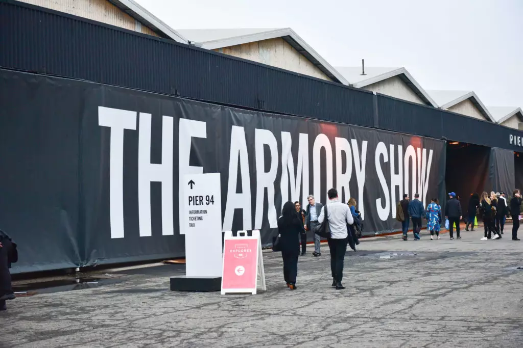 „Armory Show“ 2017 m. Niujorke. Sean Zanni nuotrauka © Patrick McMullan.