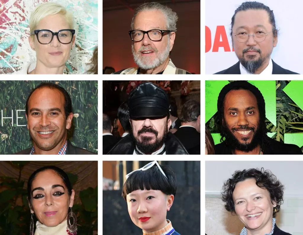 Helen Toomer. Howard Rachofsky. Takashi Murakami. Bernard Lumpkin. Pyè Marino. Rashid Johnson. Shirin Neshat. Jiajia Fei. Cecilia Alemani. Koutwazi foto Patrick McMullan.