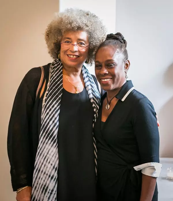 Angela David sareng Chirlane McCray. Poto: ku William Blaylock.