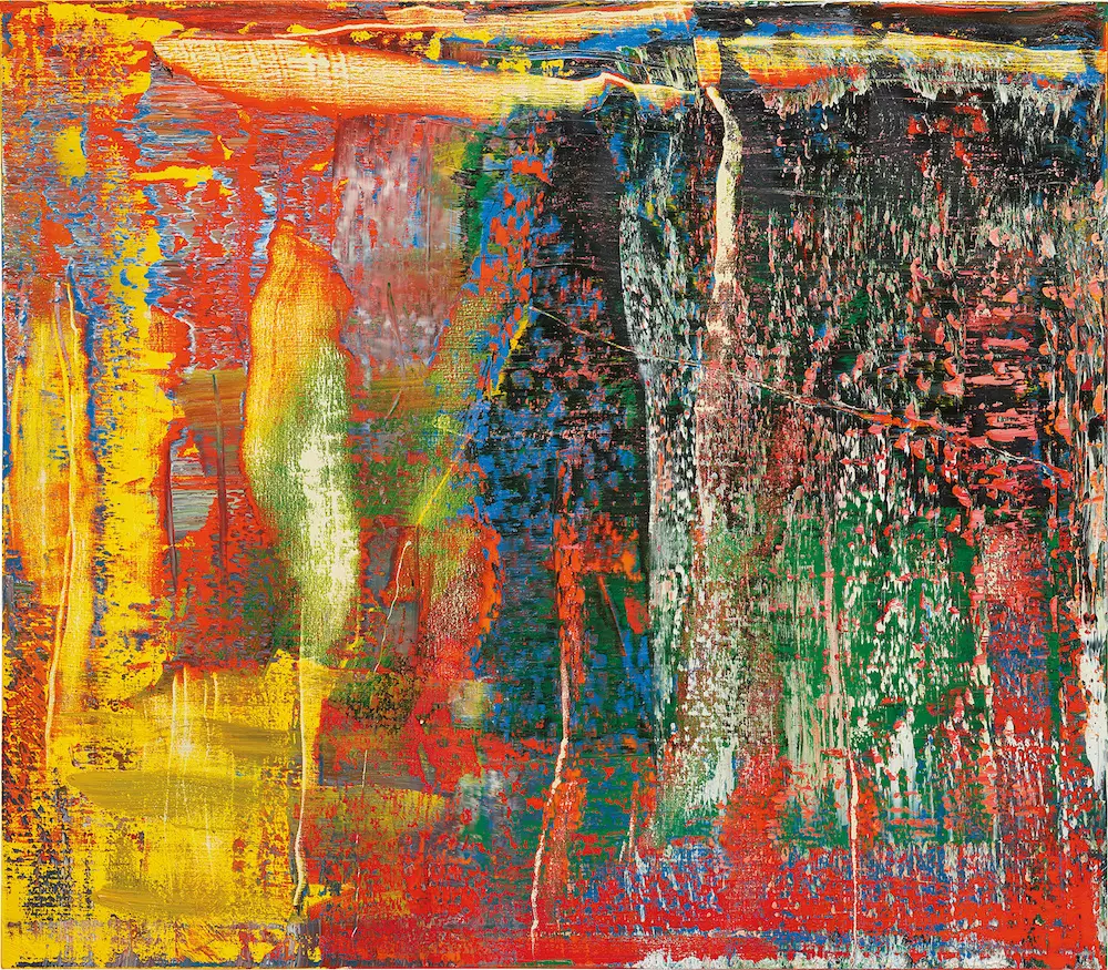 Gerhard Richter, Abstraktes Bild (940-7), (2015). Pildi lubas Phillips and Poly Auction.