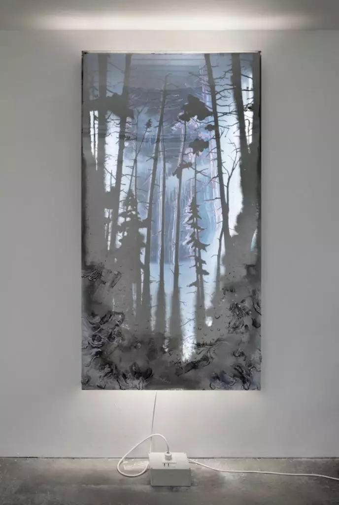 Philipp Fürhofer Austausch (2021). © Yr arlunydd; llun: Henning Moser Trwy garedigrwydd Galerie Judin, Berlin.