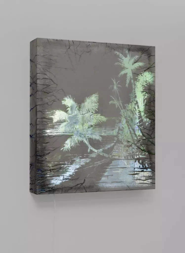 Philipp Fürhofer, Beauté Naturelle (2021). © Yr arlunydd; llun: Henning Moser Trwy garedigrwydd Galerie Judin, Berlin.